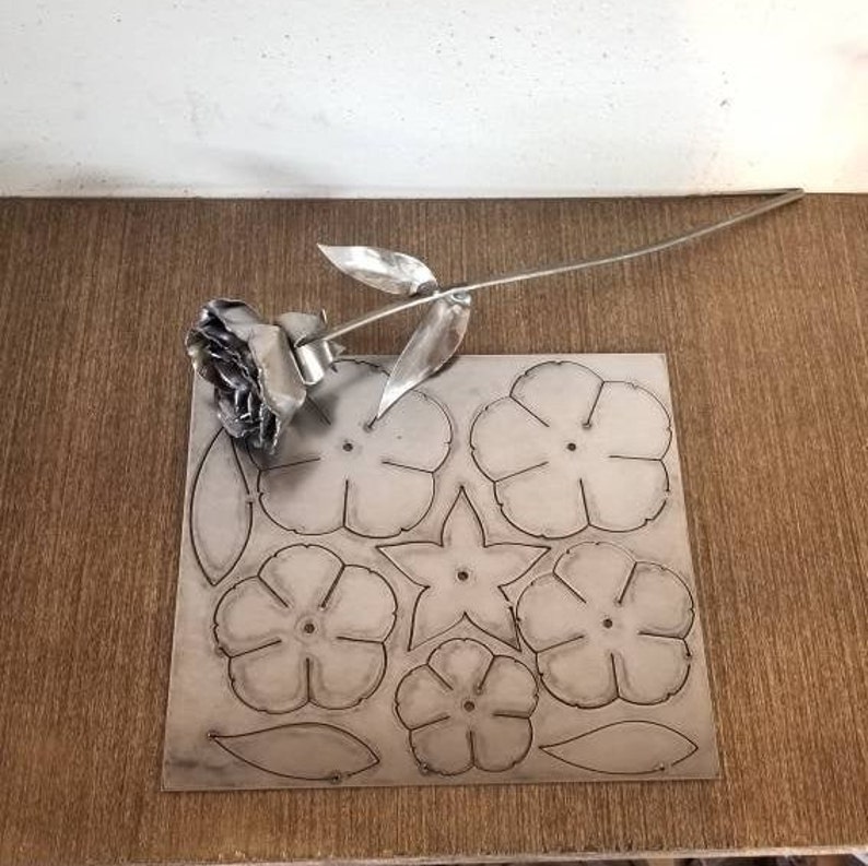 DIY Metal Rose Kit, Flower, Weld, Epoxy, Valentine's Gift - Etsy