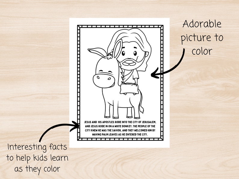 New Testament Coloring Pages for Kids. Bible Themed Worksheets for Kids ...