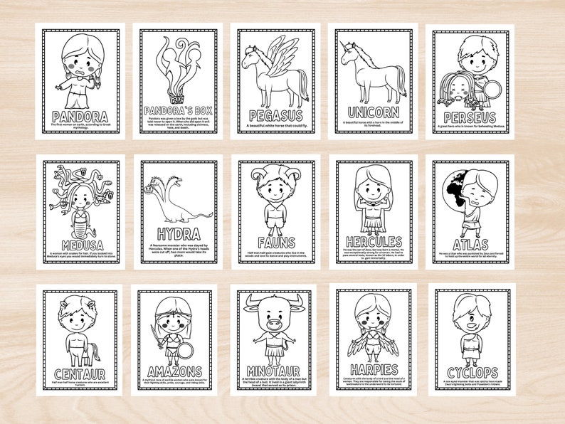 Ancient Greece Educational Coloring Pages for Kids. Teaching Kids About ...