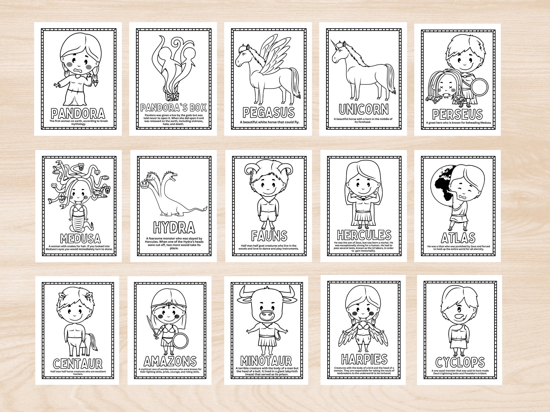 Ancient Greece Educational Coloring Pages for Kids. Teaching Kids About ...