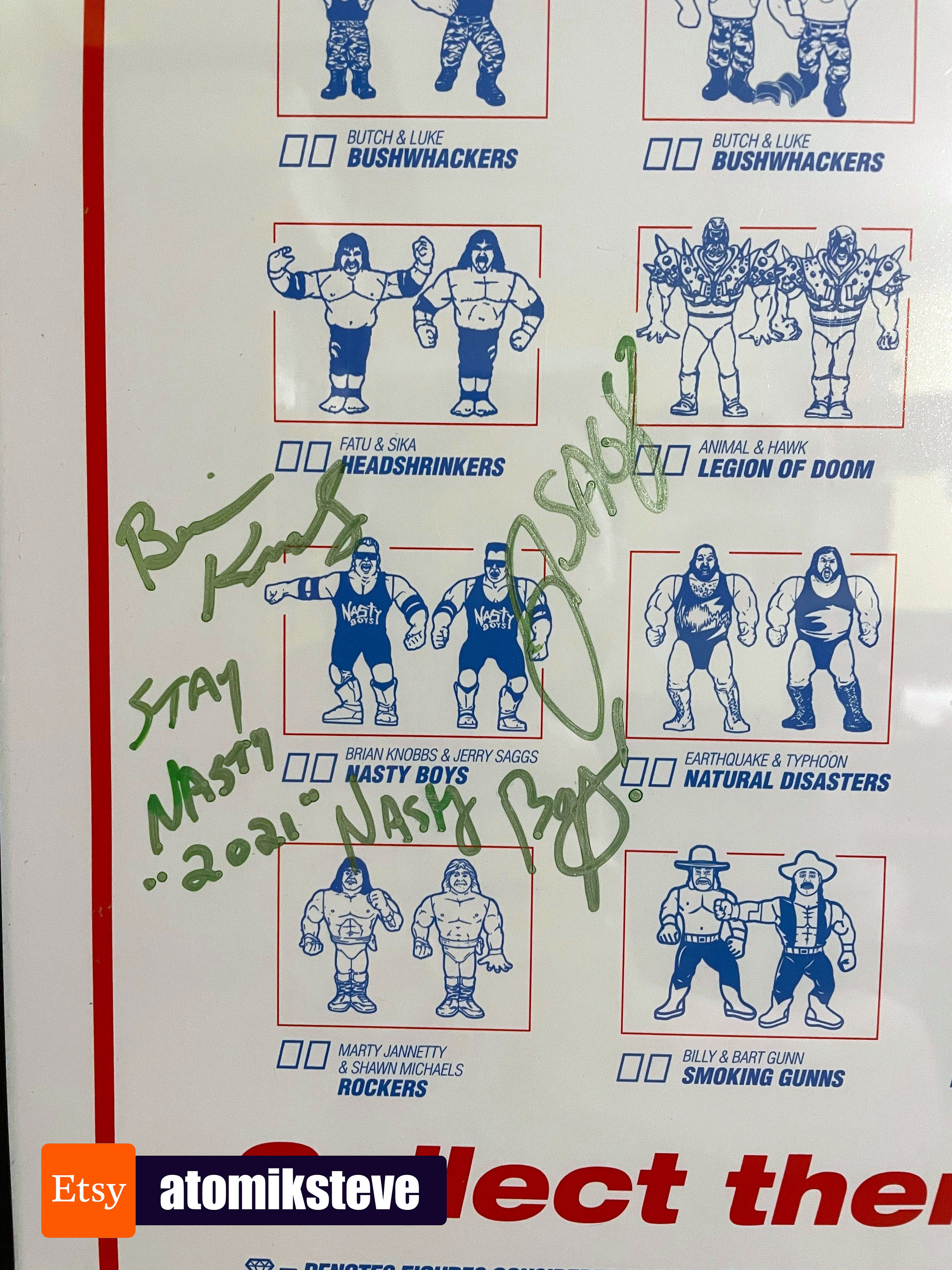 Ultimate WWE WWF Hasbro Collectors Checklist Poster, 18x24 - Etsy