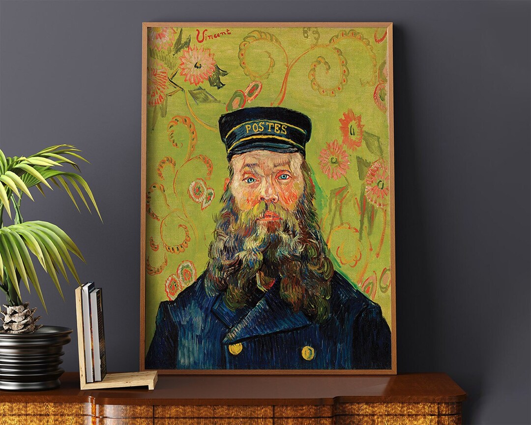 The Postman by Vincent Van Gogh #115 Famous Painting, Painting ...