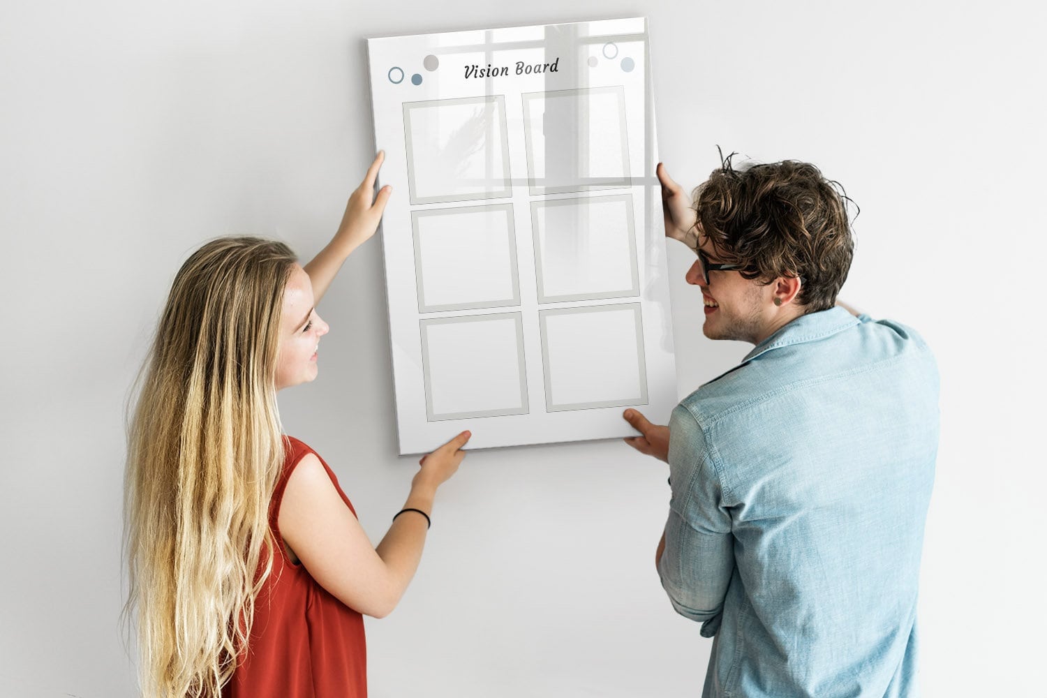 Vision Board Magnetic Board, Timetable, White Bulletin Board, Wall ...