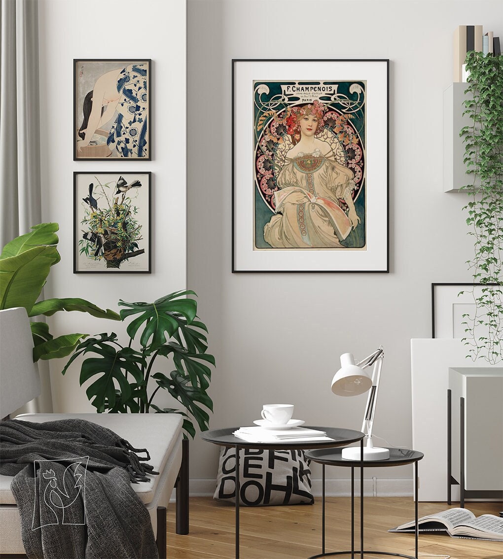 Poster Reverie by Alphonse Mucha 101 Famous Painting, Painting ...