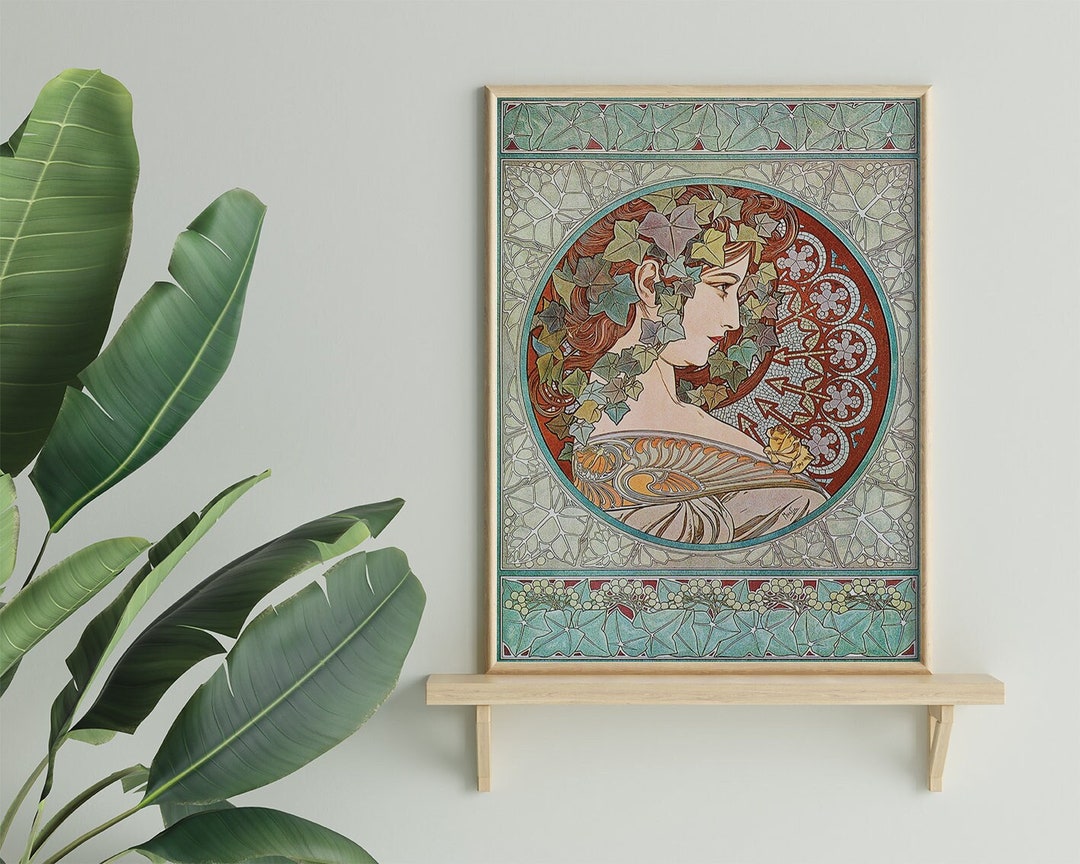 Lvy by Alphonse Mucha #96 Famous Painting, Painting Reproduction, Retro ...