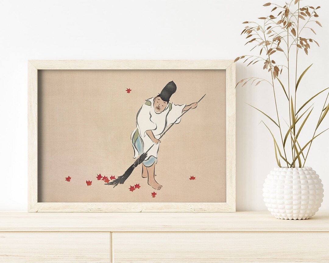 Raking Retro Japanese Print Kamisaka Sekka #258 Retro Prints, Beige ...
