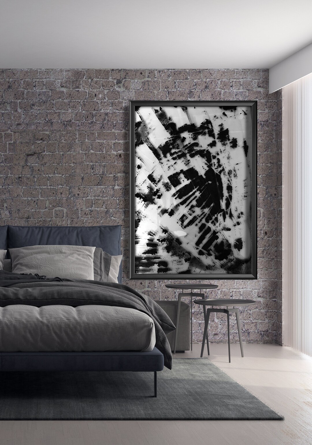 Modern Poster, Brake Avenu #16 Poster Print, Abstract Painting, Modern ...