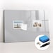 Bright Gray Color Magnetic Board, to Do List for Wall, Light Grey ...