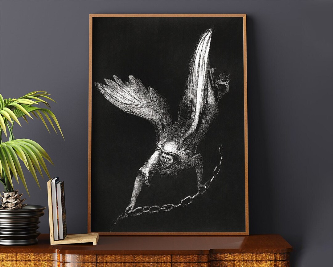 Angel With the Key by Odilon Redon #137 Famous Painting, Painting ...