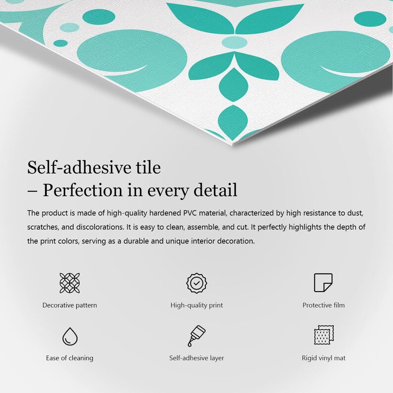 Various Shapes Tile Stickers, Beige Peel and Stick Tiles, Tile Stickers ...