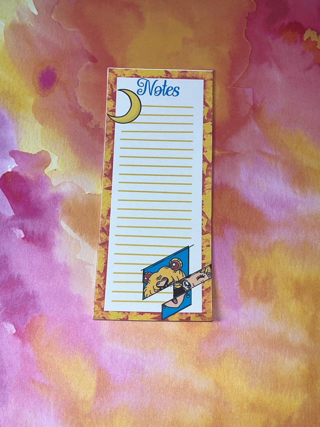 Moon Girl Notepad | Notepad | Usagi Notepad | Notes | Stationary ...
