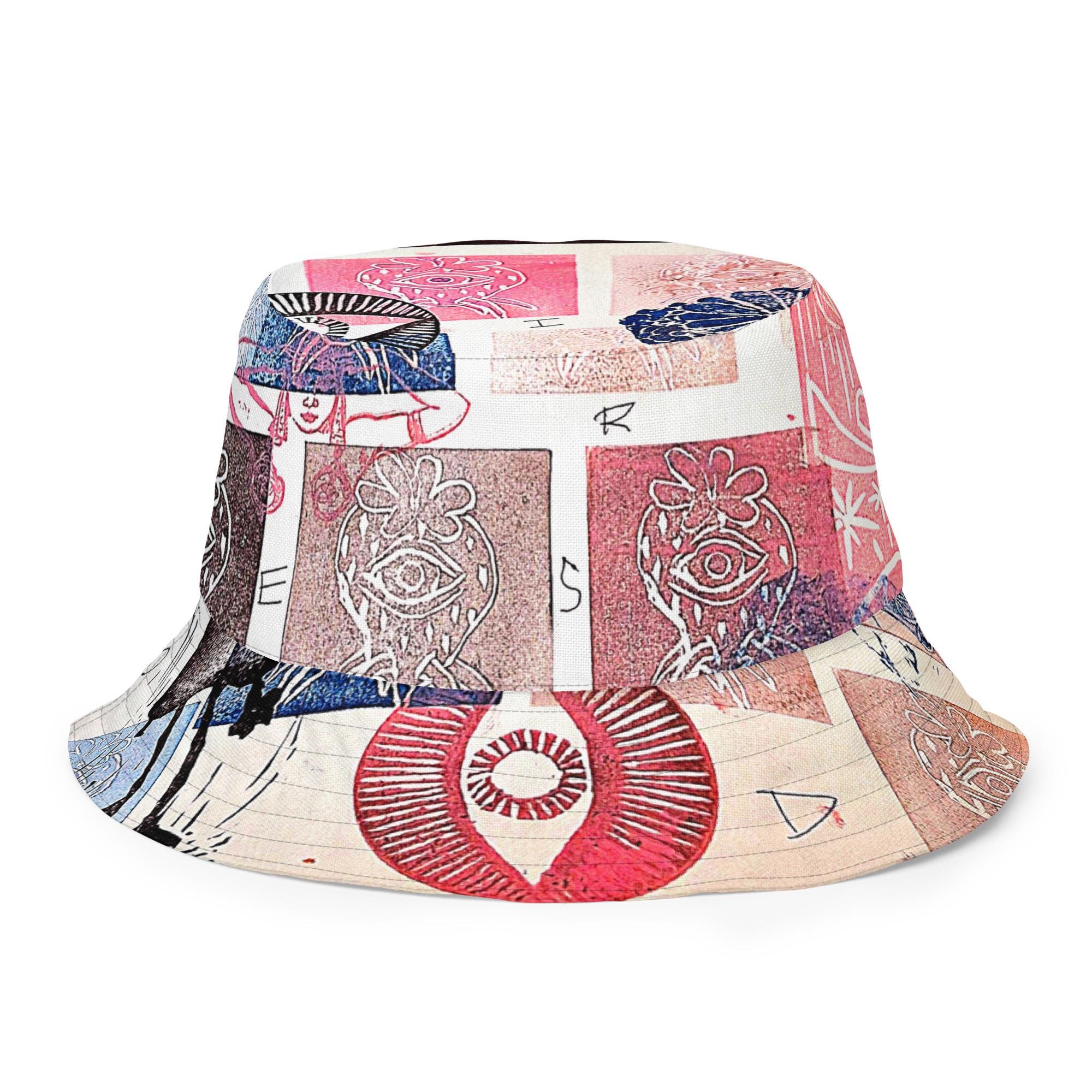 Distressed the Reversible Bucket Hat - Etsy