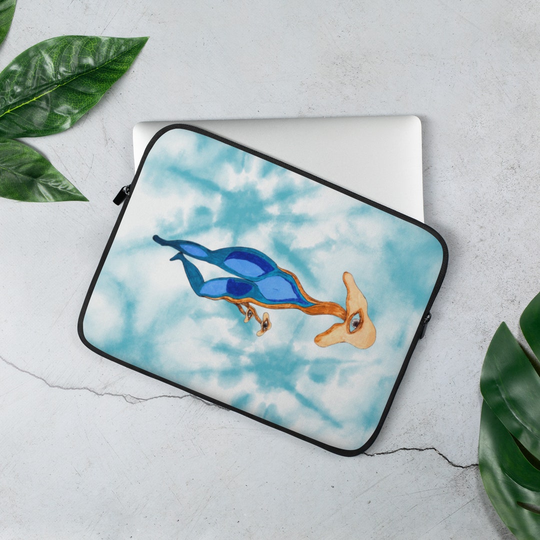 Lady in the Mushroom Laptop Sleeve - Etsy