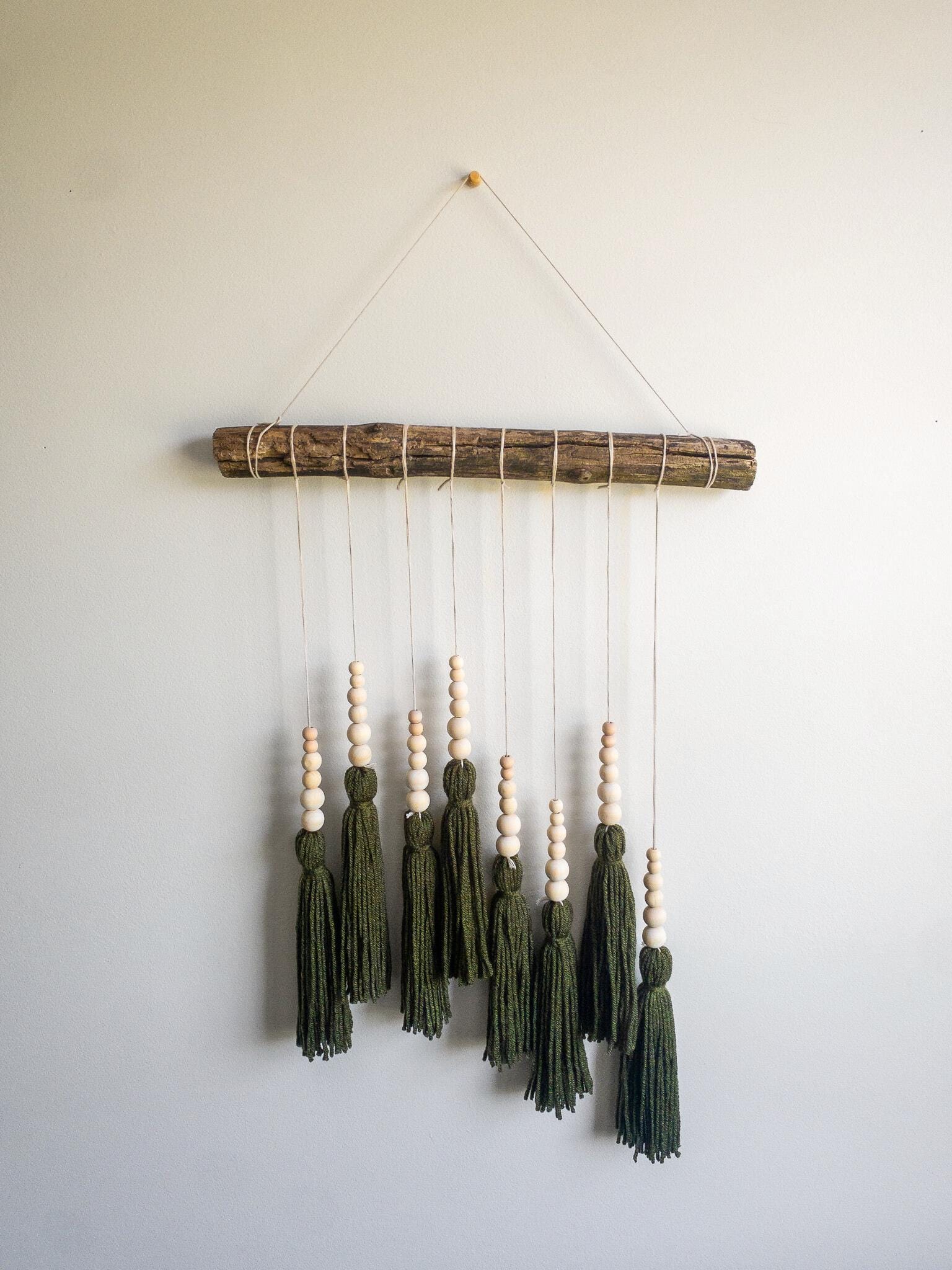 Emerald Forest Garland, Textile Wall Hanging, Tapestry Wall Hanging ...