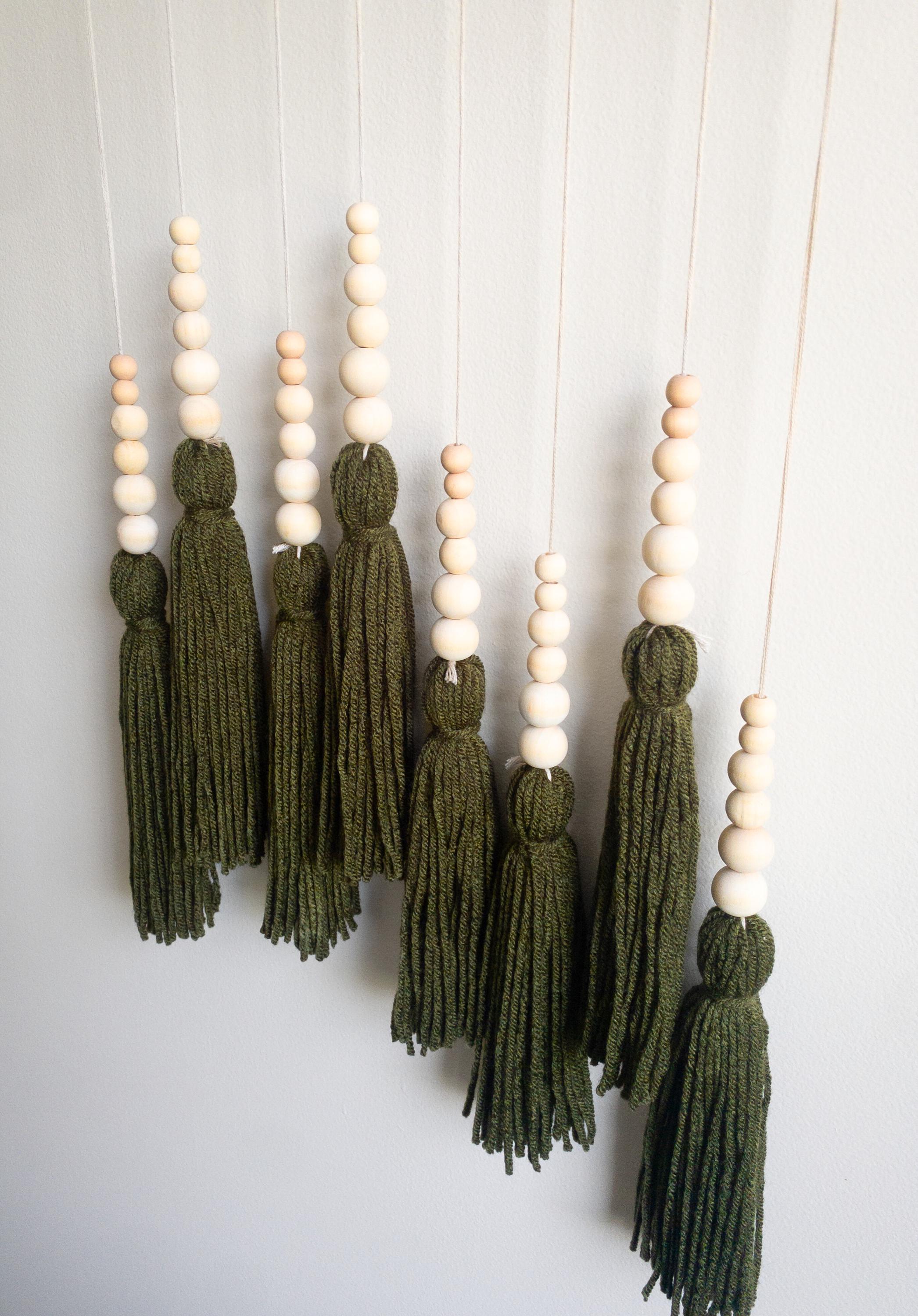 Emerald Forest Garland, Textile Wall Hanging, Tapestry Wall Hanging ...