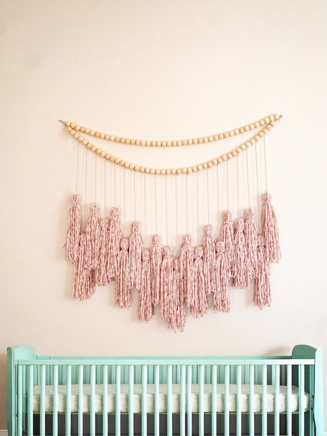 Pink Velvet Garland, Baby Girl Garland, Birthday Garland, Princess ...