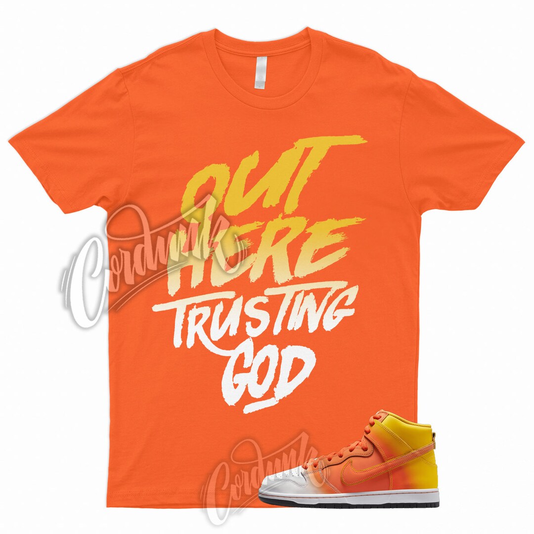 Dunk High Sweet Tooth T Shirt Amarillo Orange White Black Yellow TG - Etsy