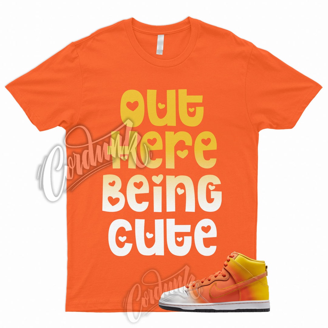 Dunk High Sweet Tooth T Shirt Amarillo Orange White Black Yellow CUTE ...
