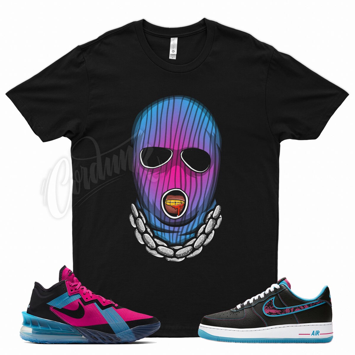 Lebron His Mask In Black