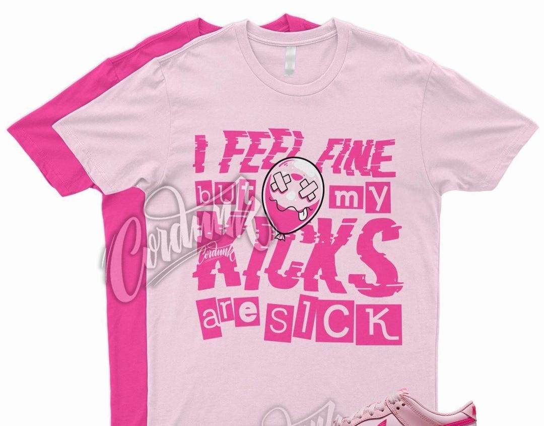 Sick T Shirt for N Dunk Low Gs Triple Pink Light Valentines Day Soft ...