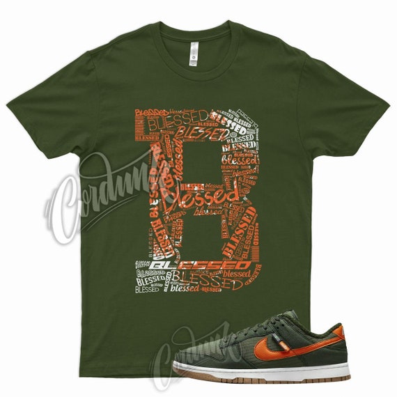 BLS Shirt for N Dunk Low Next Nature Sequoia Olive Orange - Etsy