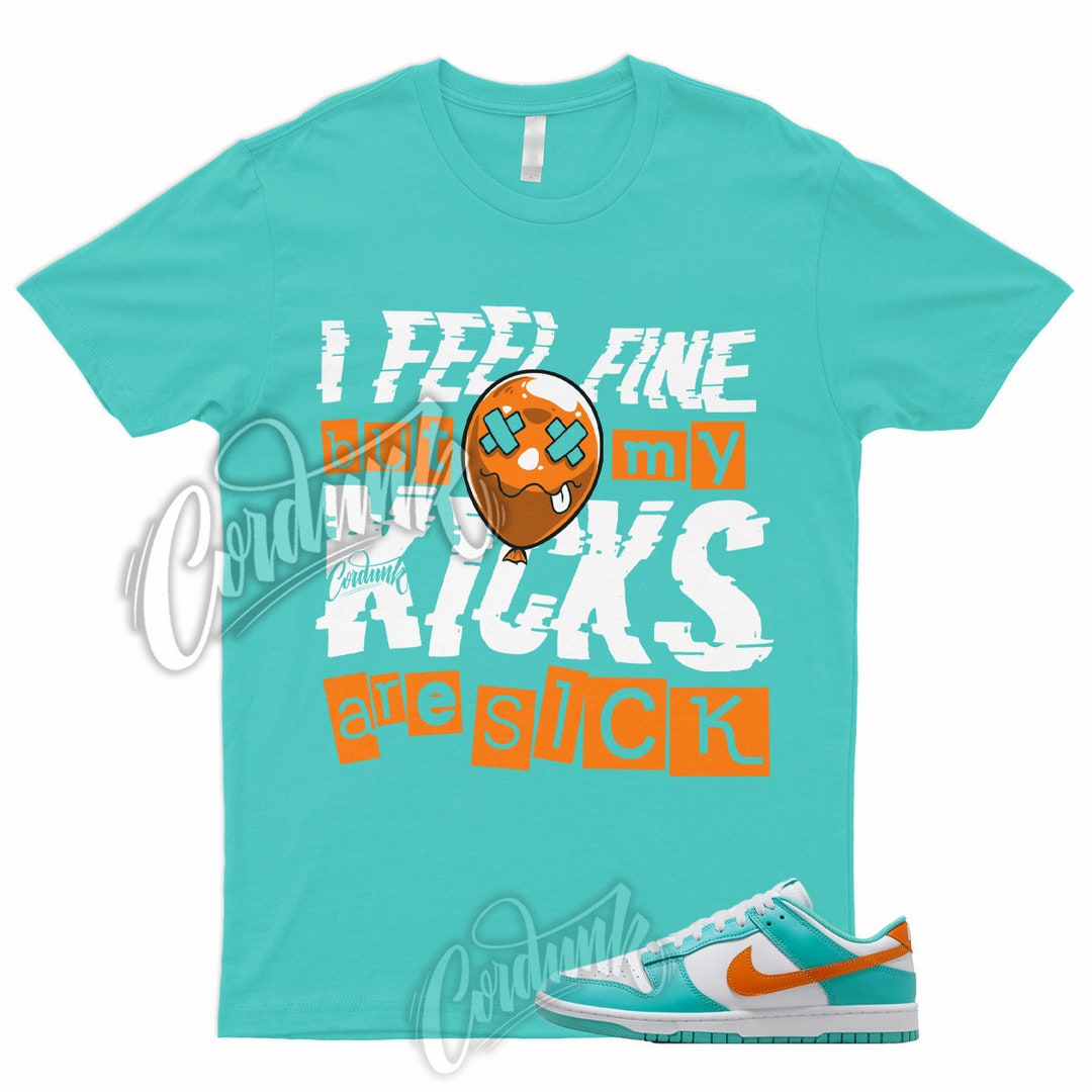 Dunk Miami Cosmic Clay Dusty Cactus White Orange Aqua Low T Shirt Match ...