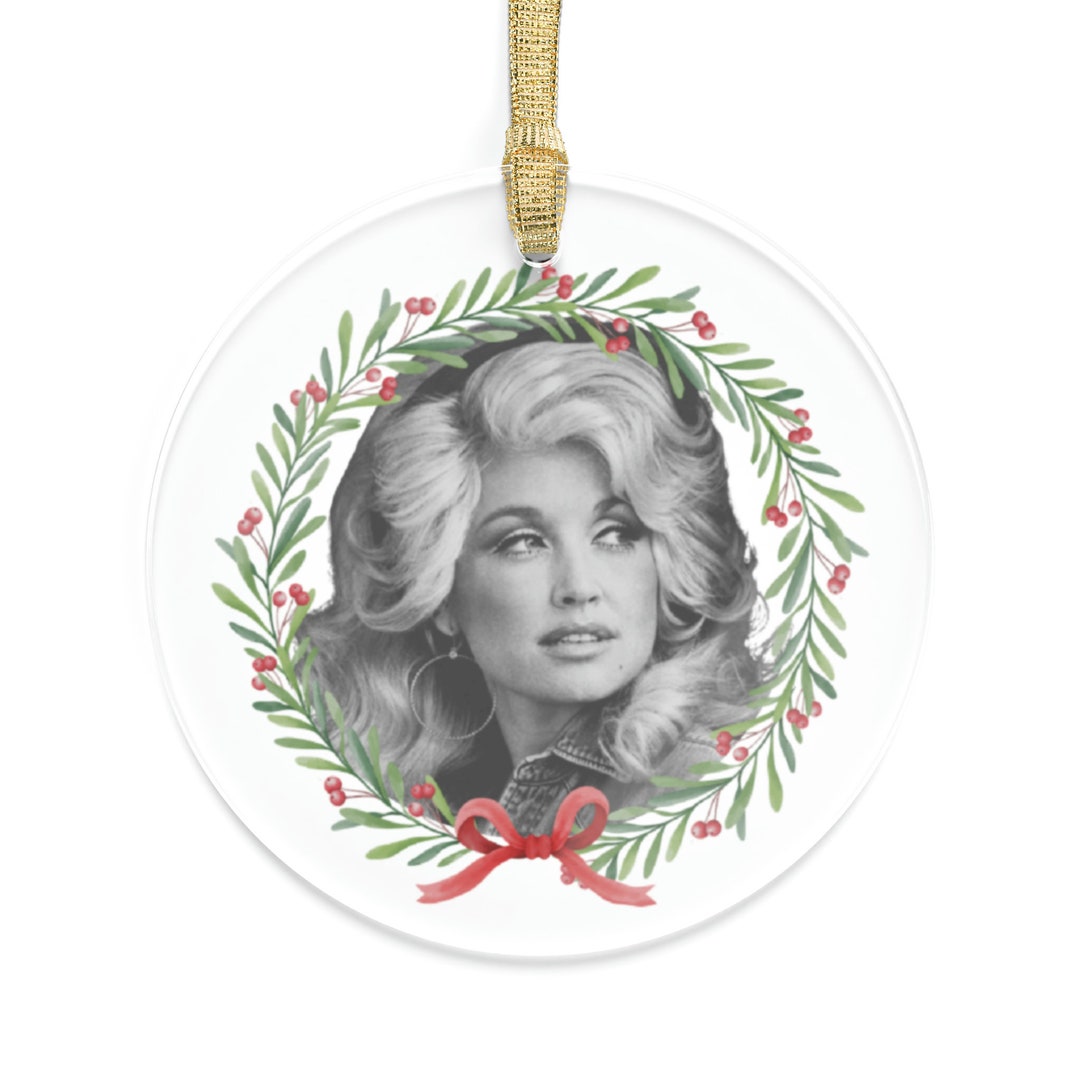 Dolly Parton Christmas Ornament, Dolly Parton Ornament, Dolly Parton ...