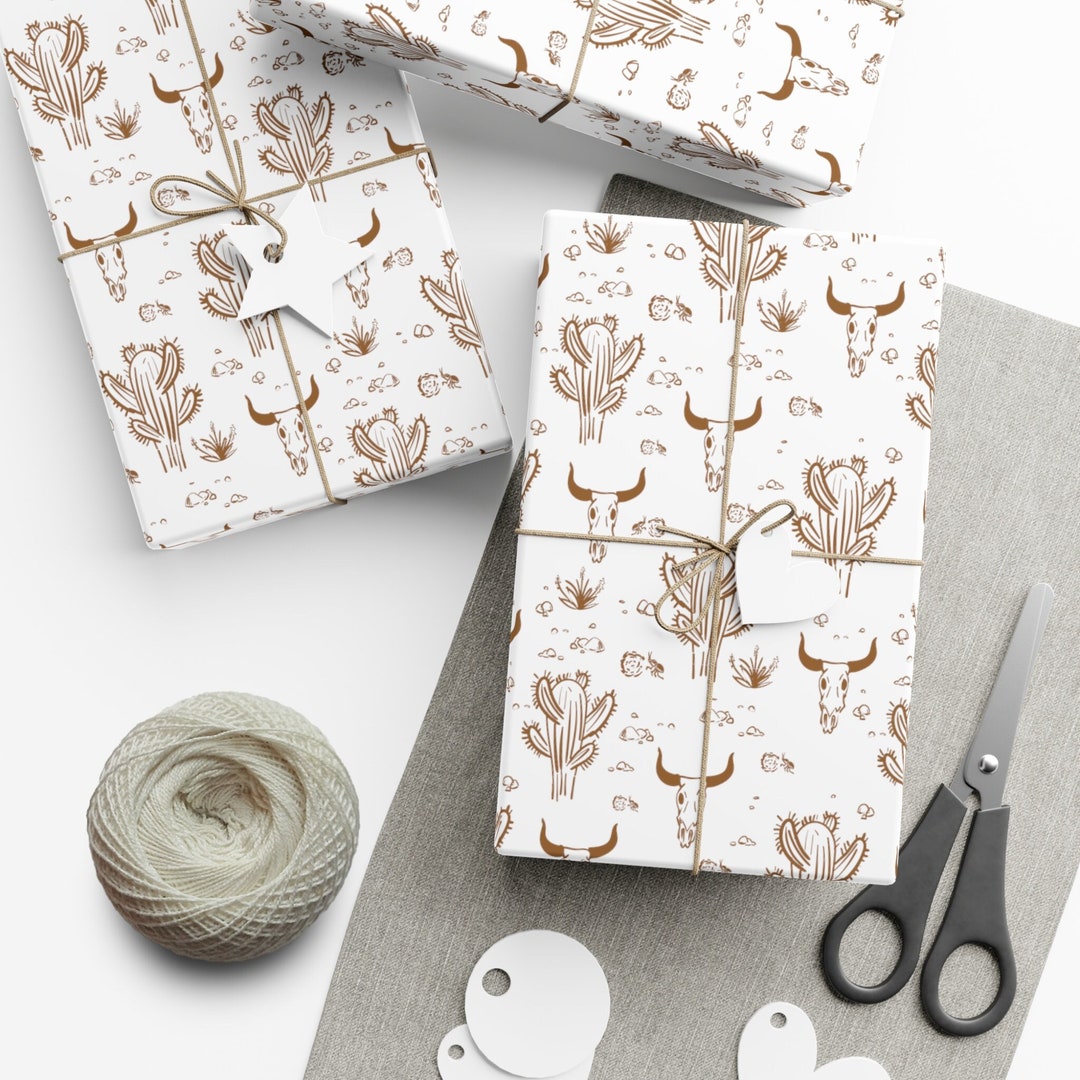 Western Wrapping Paper, Ranch Wrapping Paper, Cowboy Wrapping Paper ...