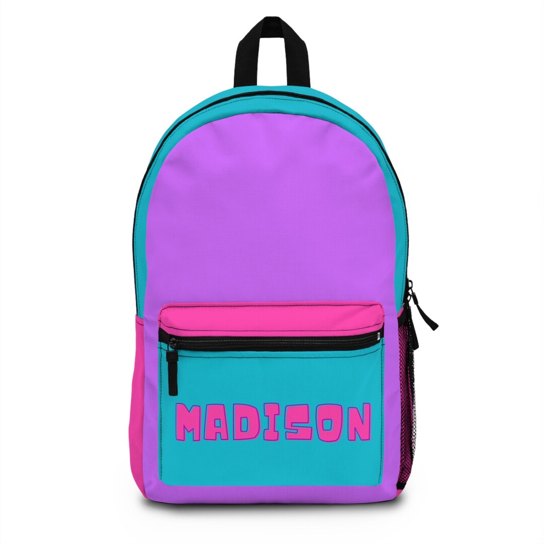 Custom Throwback Color Block Backpack - Etsy