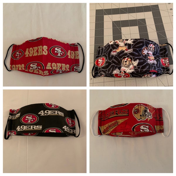 San Francisco 49ers Face Mask - Etsy