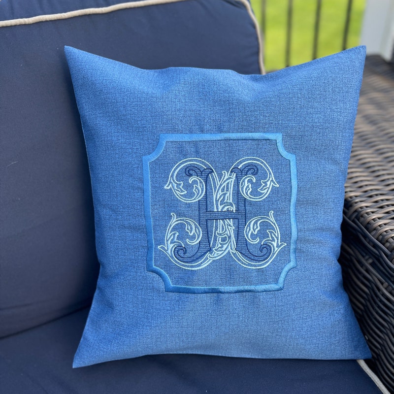 Monogram Pillows - Etsy