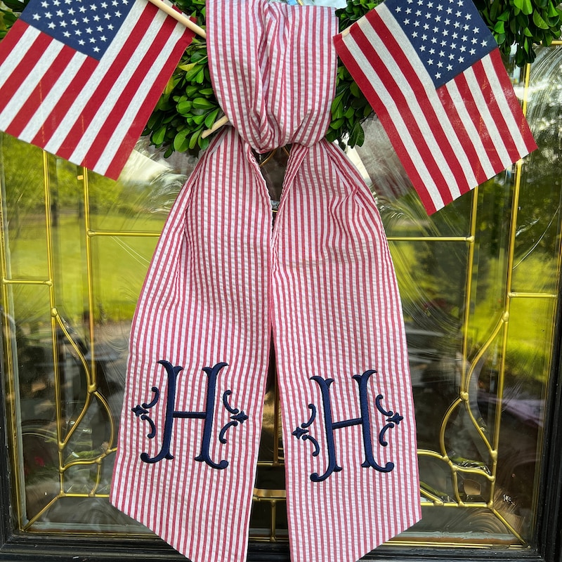 July 4th Wreath Sashes - Etsy