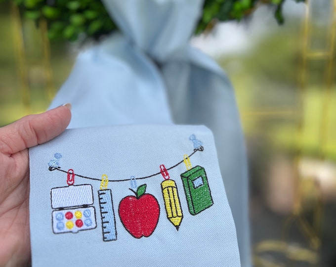 Teacher Wreath Sash, Classroom Door Decor, Back to School Gift, Teacher ...