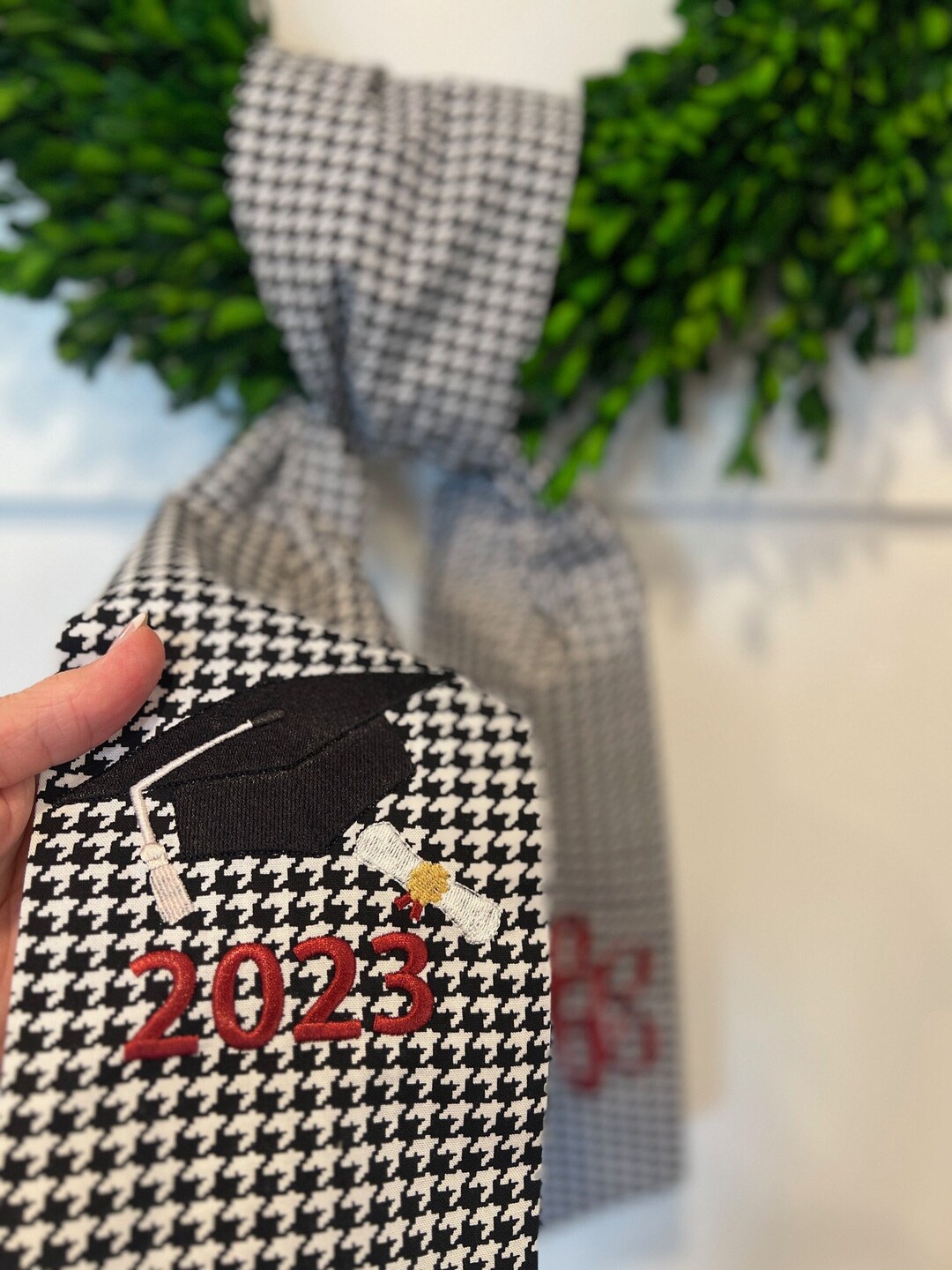 Graduation Wreath Sash, Graduation Gift - Etsy