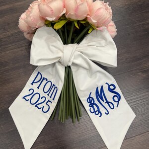 PROM Bouquet Sash With Name, Custom Prom Ribbon, Prom Bouquet Sash ...