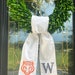 Tiger Mascot Wreath Sash With Monogram Wreath Bow Monogram - Etsy
