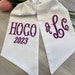 HOCO Bouquet Sash With Name, Custom Homecoming Ribbon, Homecoming ...