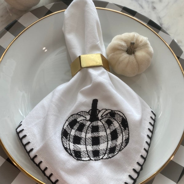 Gingham Decor Thanksgiving - Etsy
