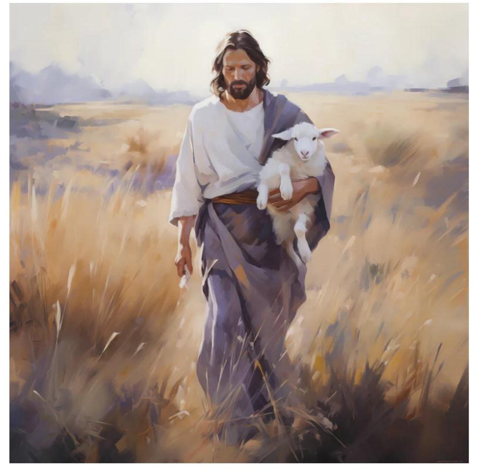 The Journey Home by Gabriel Heaton Jesus Holding Lamb Jesus Christ ...
