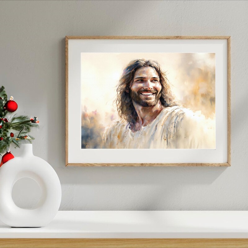 Painting of Jesus - Etsy