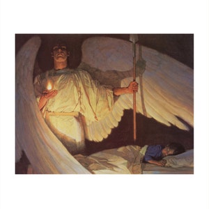 Watchers in the Night Angel Watches Over Sleeping Child Holy Ghost ...