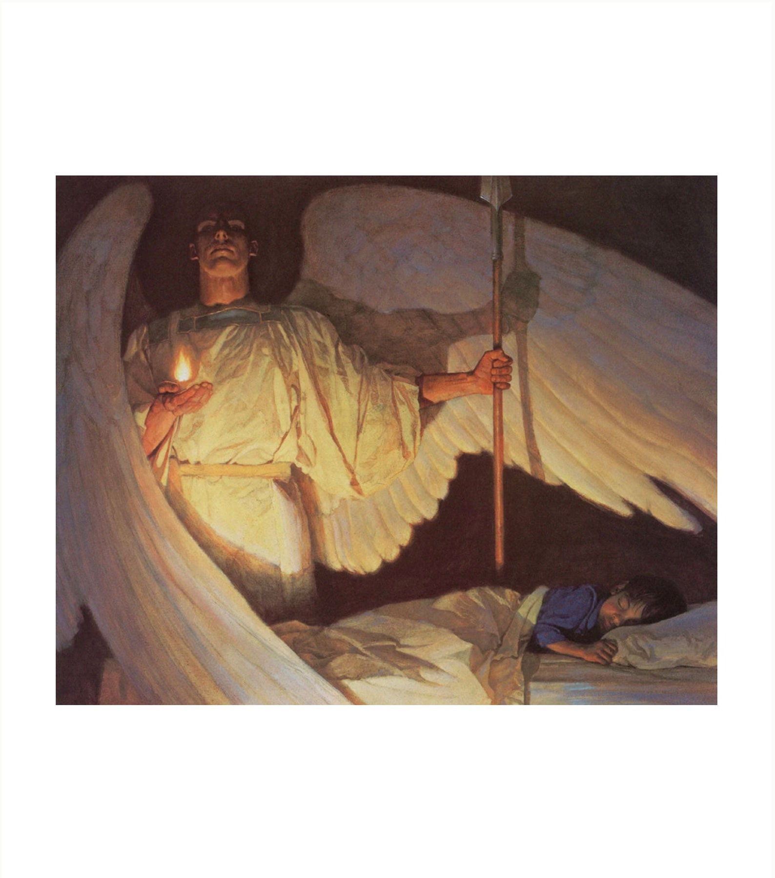Watchers in the Night Angel Watches Over Sleeping Child Holy Ghost ...