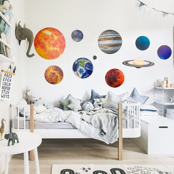 Solar System Wall Stickers - Etsy