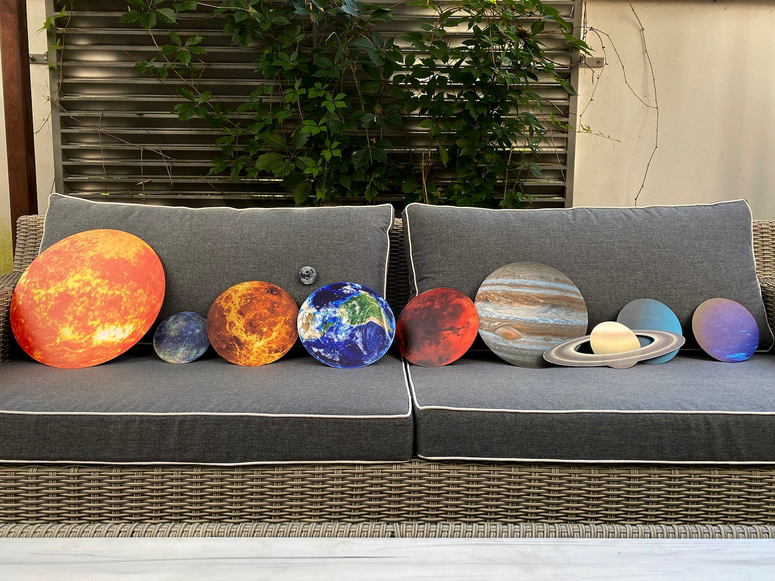 Wooden Solar System 3D Wall Decoration Model Giant Space - Etsy