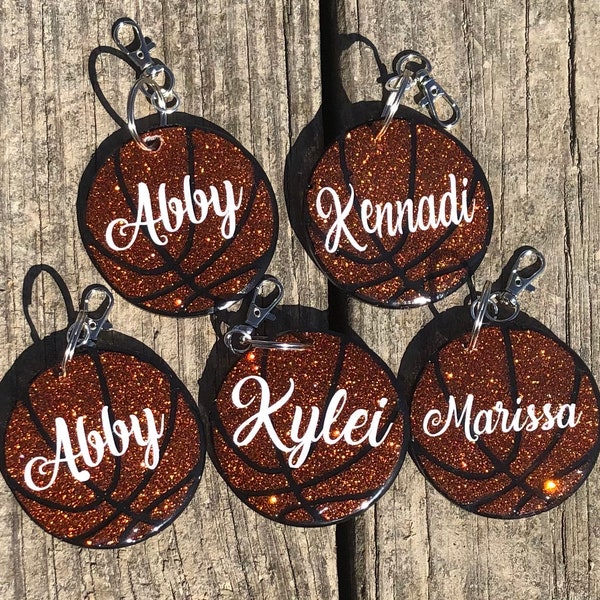 Basketball Keychain - Etsy