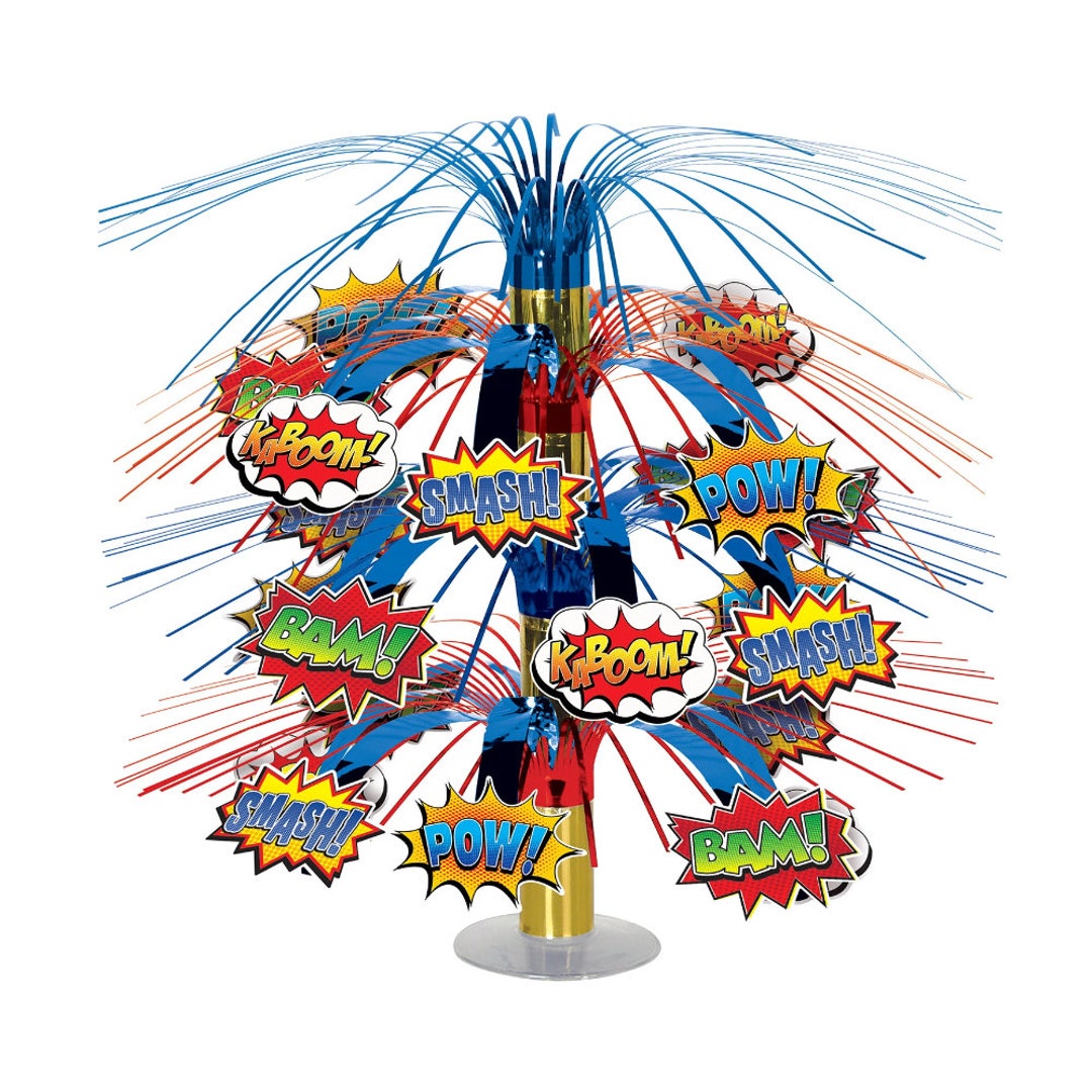 Superhero Slogans Table Centerpiece, Superhero Party Decor, Superhero ...