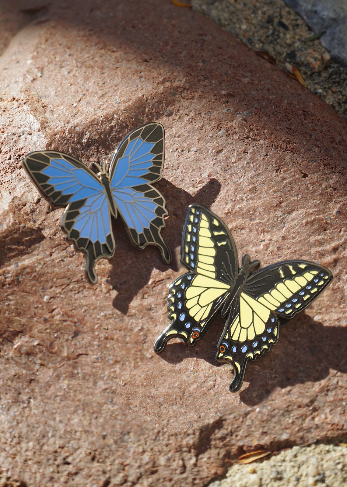 Blue Swallowtail Enamel Butterfly Pin - Etsy