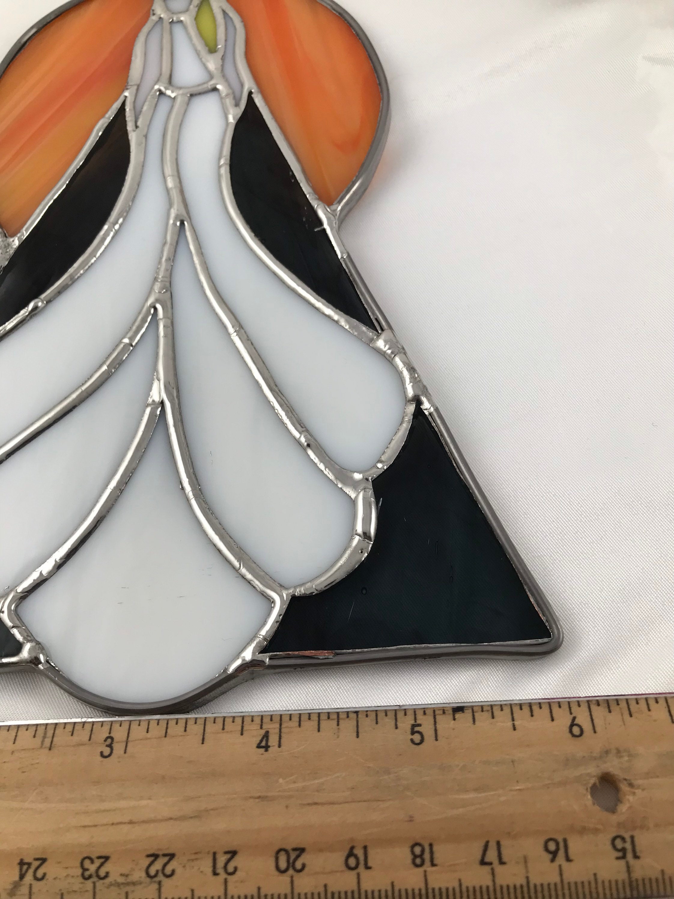 Wedding Dress Stained Glass Suncatcher- Bride Stained Glass Suncatcher ...