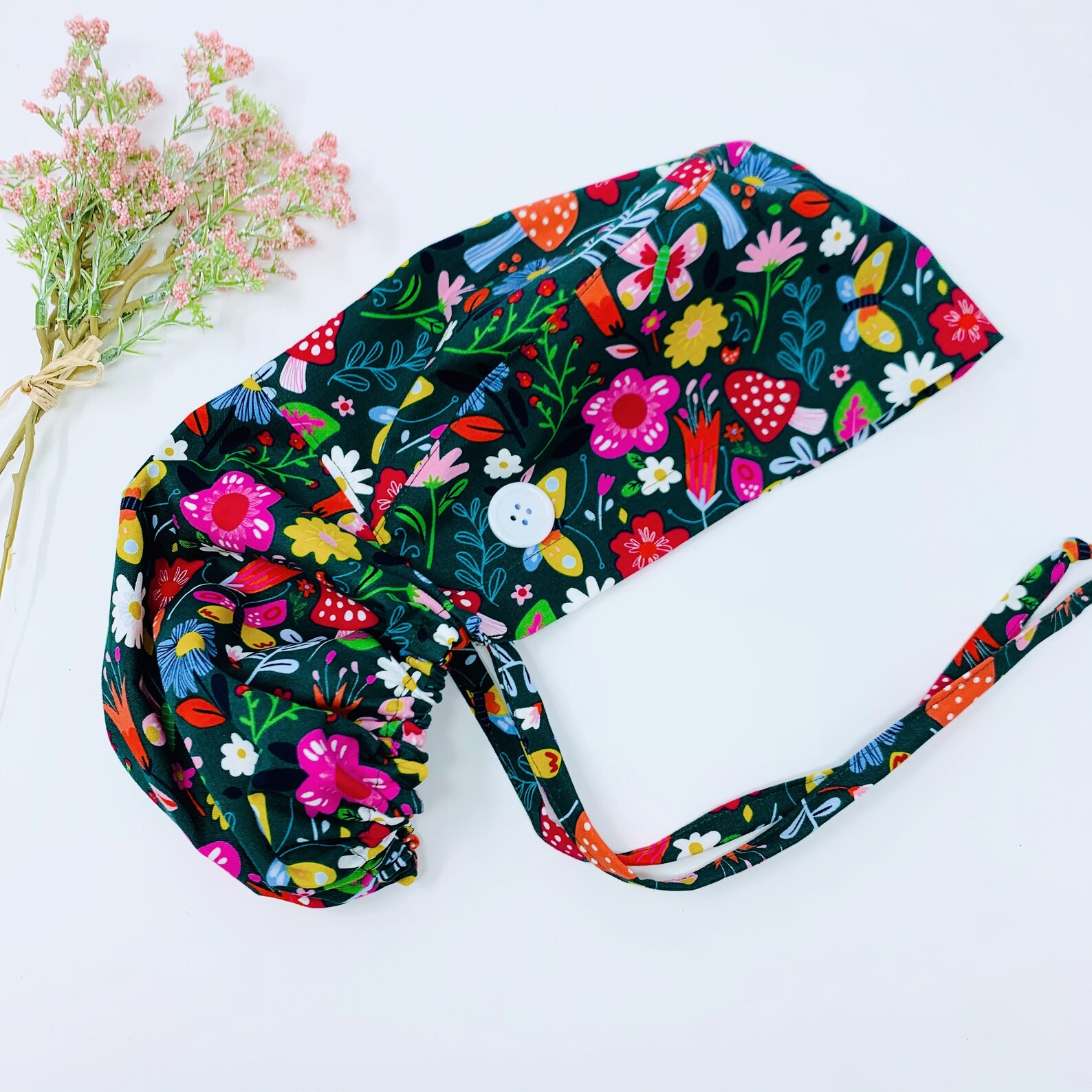 Ponytail Scrub Cap Scrub Cap With Ponytail Holder Surgical - Etsy