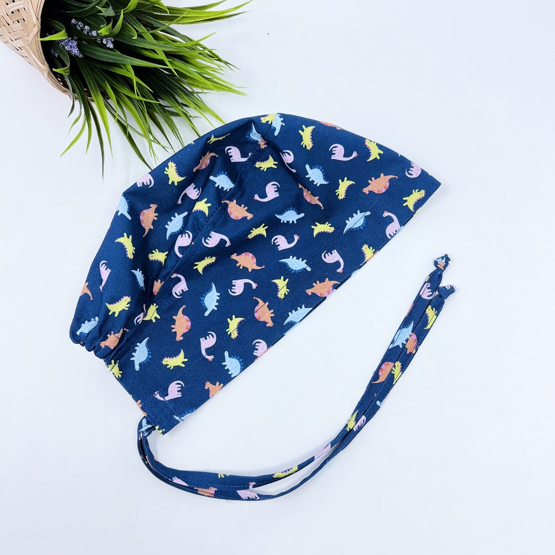 Dinosaur Toss Scrub Cap, Scrub Caps for Women. Scrub Caps for Men ...